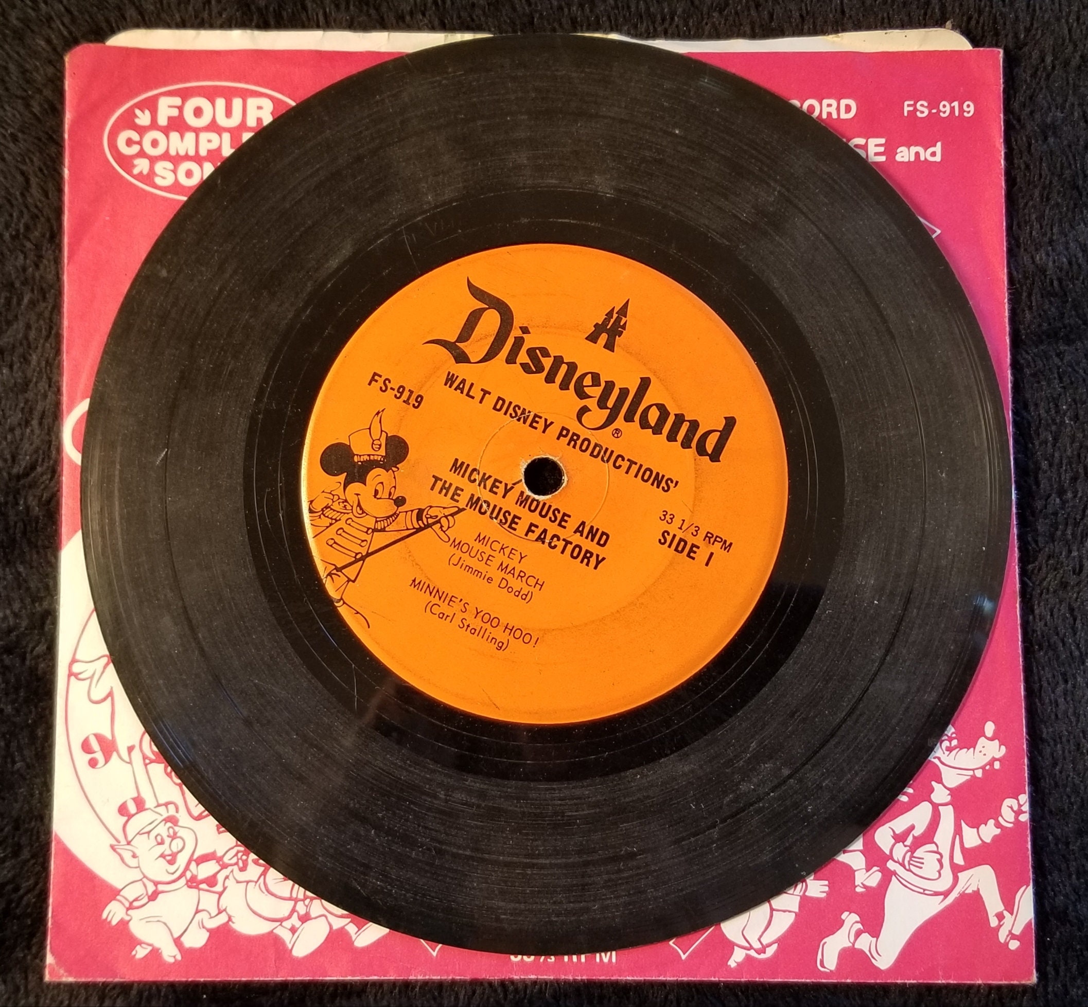 Walt Disney’s the Mouse Factory 33 1/3 Mini LP | Disneyland Records FS ...