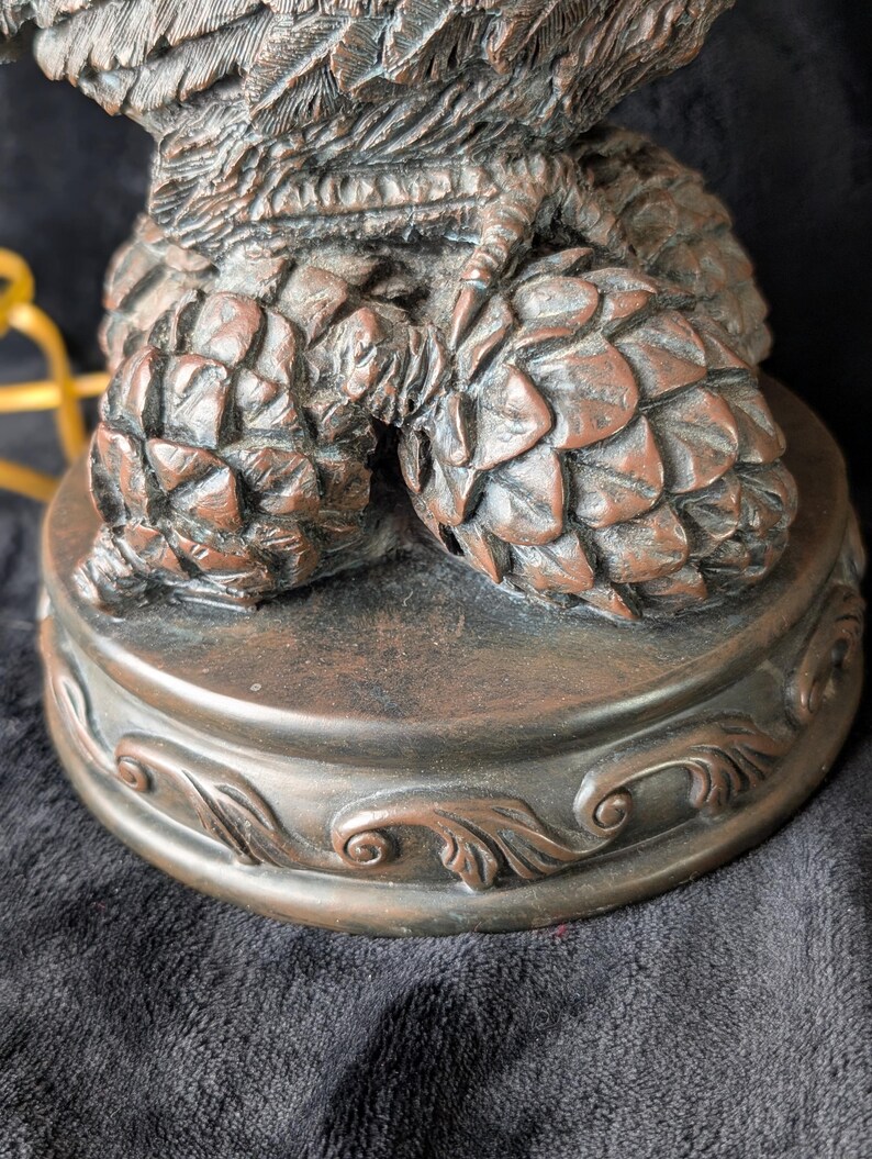 Vintage French Country Rooster Lamp | 25” Tall | Rustic Farmhouse Decor ...