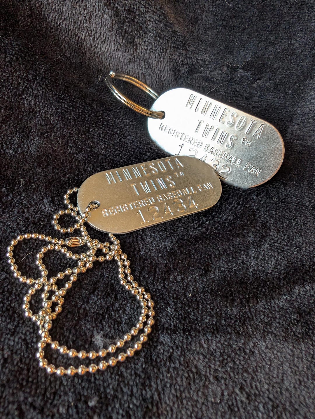 TWINS MUST HAVE! Vintage Minnesota Twins Registered Fan Dog Tags ...