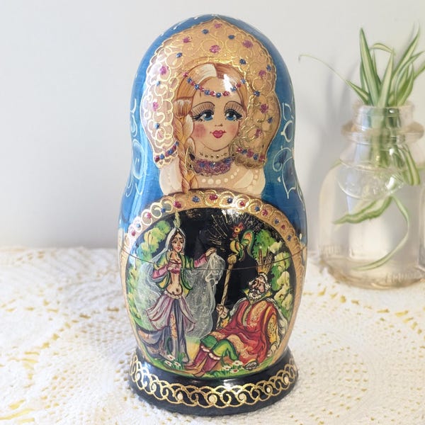 Russian Folk Tales Nesting Dolls - Etsy