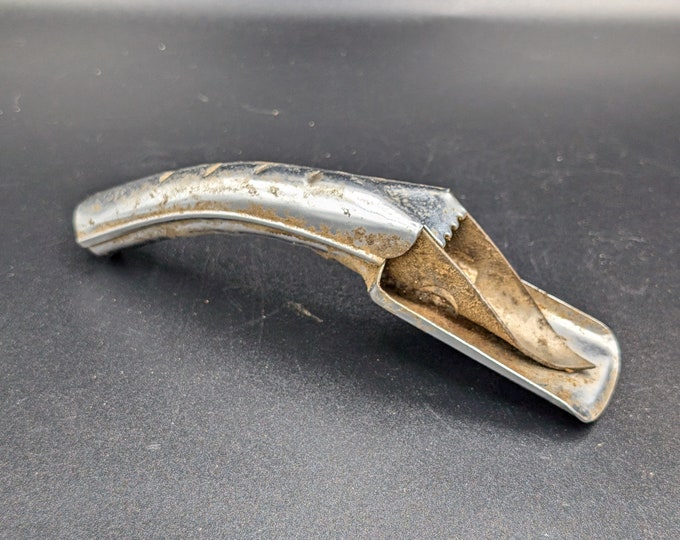 Vintage Chrome Oil Can Spout - Antique Metal Spout - Classic Car Garage ...