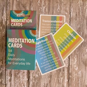 Meditation Cards - Etsy