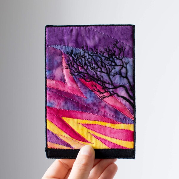 Embroidered Postcard - Etsy