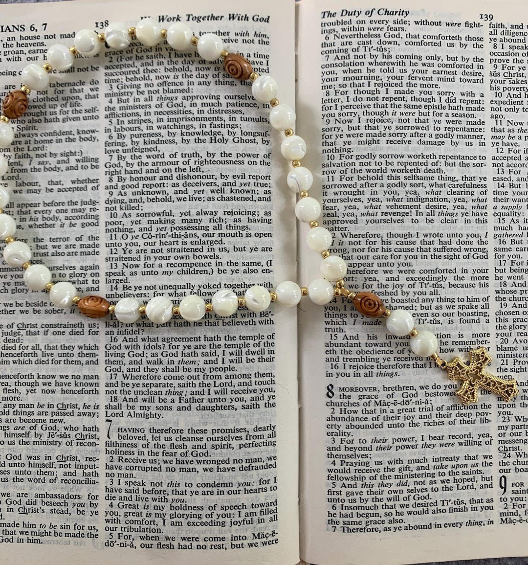 Protestant Prayer Beads, Anglican, Christian, Methodist, Lutheran ...