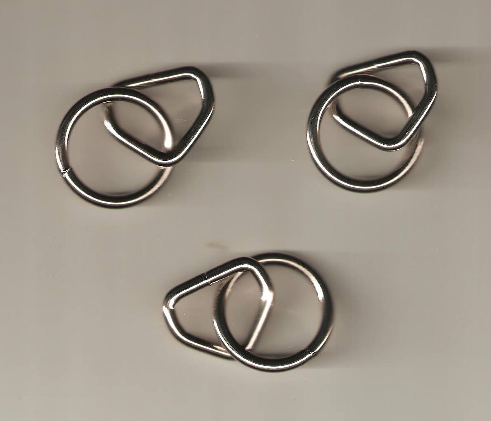 1 Welded Steel D-rings Attached Welded Rings - Etsy