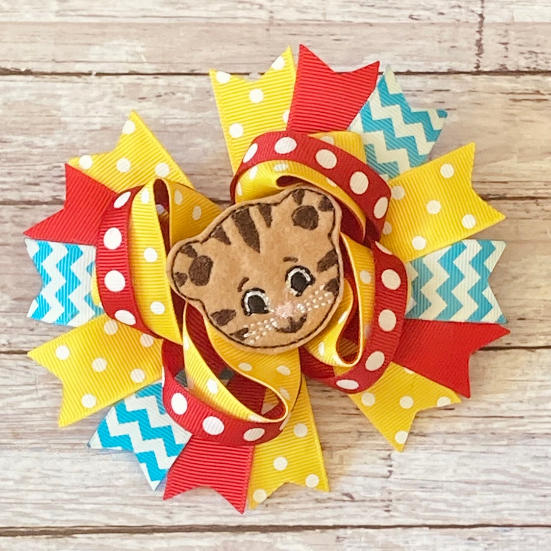 Daniel Tiger Hair Bow - Etsy