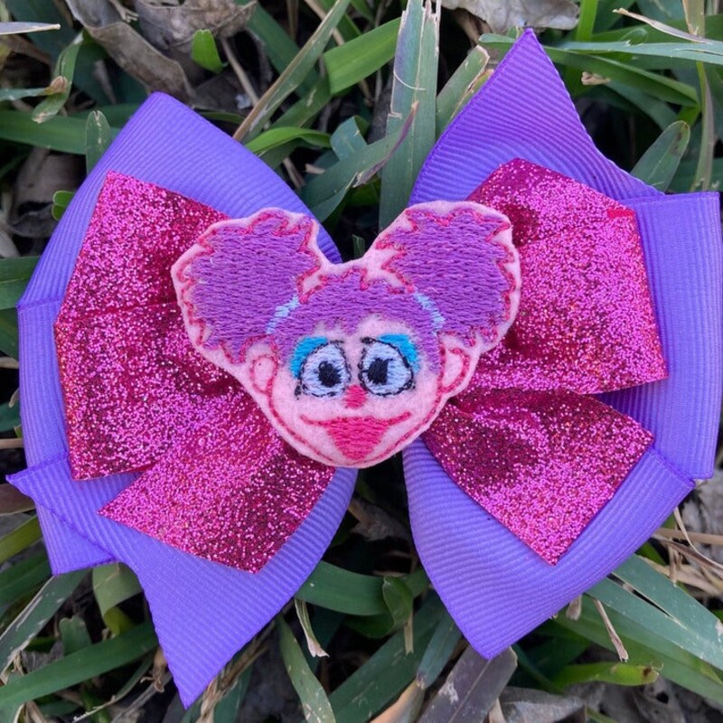 Elmo Hair Bow - Etsy