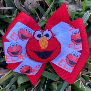 Sesame Street Character Hair Bows - Etsy