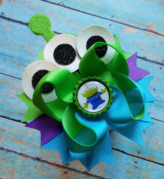 Toy Story Green Alien Bow - Etsy