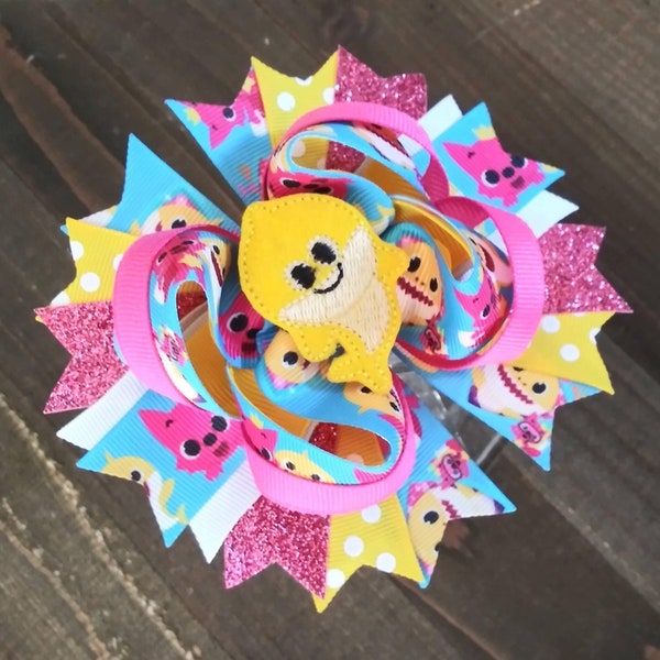 Baby Shark With Bow Png - Etsy
