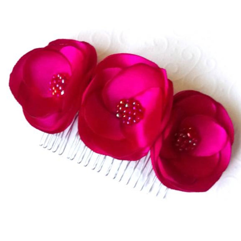 Pink Hair Comb - Etsy