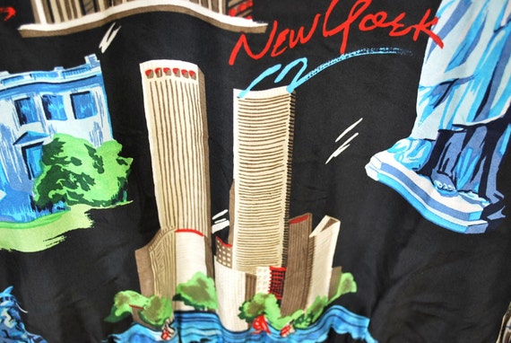 Rare FUDA World Trade Center Silk Bomber Hip Hop Vint… - Gem