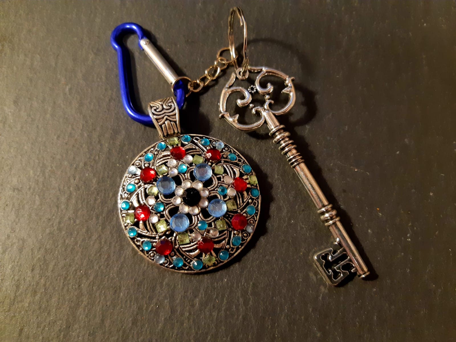 Key Chain Jewelry Boho Key Chain Charm Key Chain tribal | Etsy