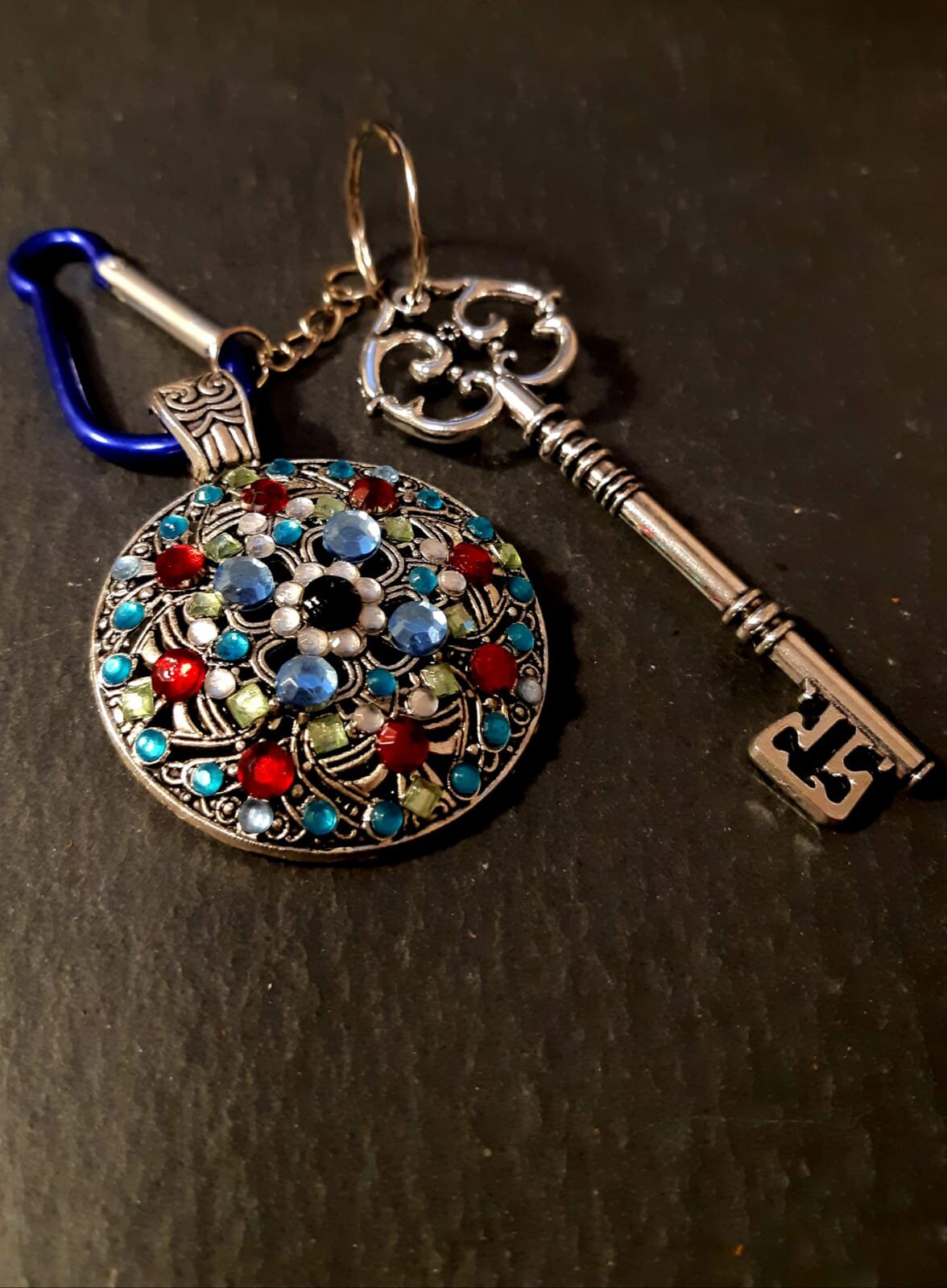 Key Chain Jewelry Boho Key Chain Charm Key Chain tribal | Etsy