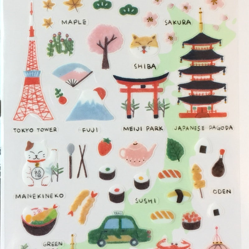 Japanese Sticker Pack - Etsy