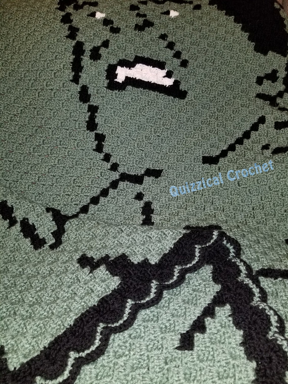 Incredible Hulk Corner to Corner c2c Crochet Pattern | Etsy