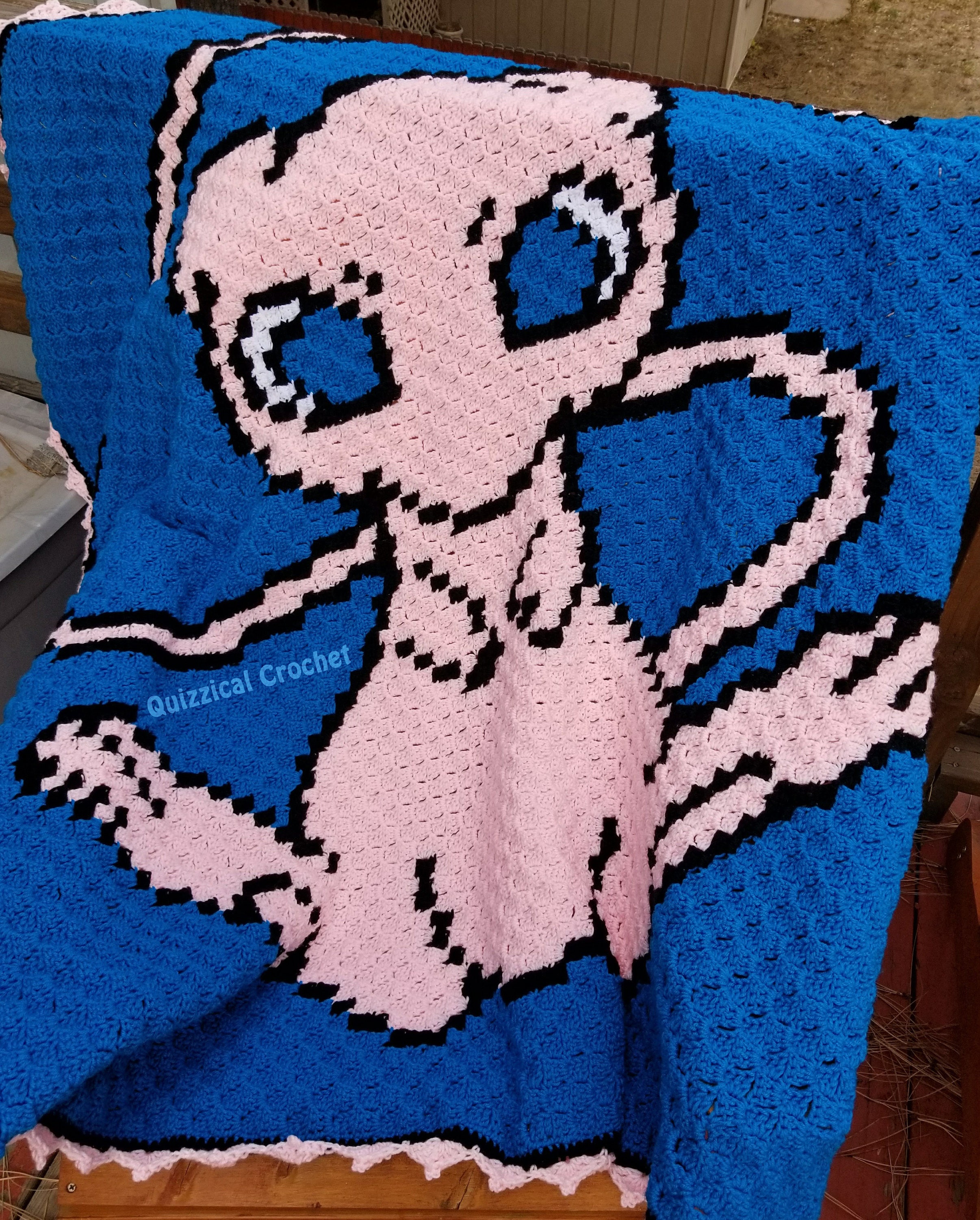 Pokemon Mew C2C Blanket Pattern - Etsy