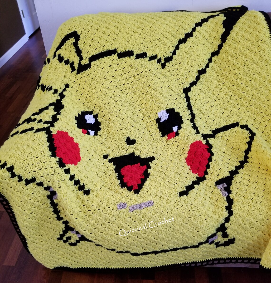 Pikachu Corner to Corner Crochet Blanket Pattern - Etsy
