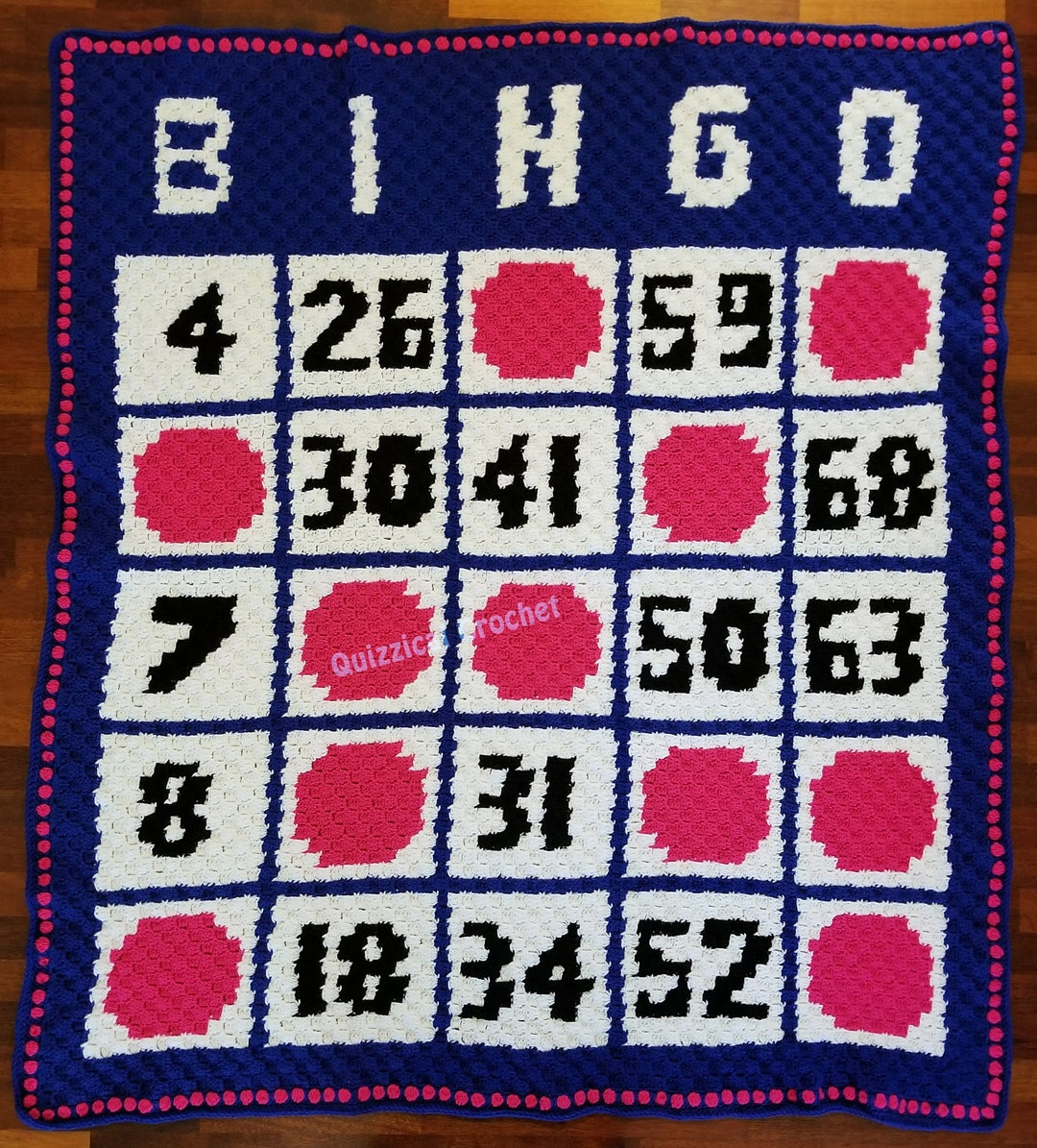 BINGO! Corner to Corner Crochet Pattern - Etsy