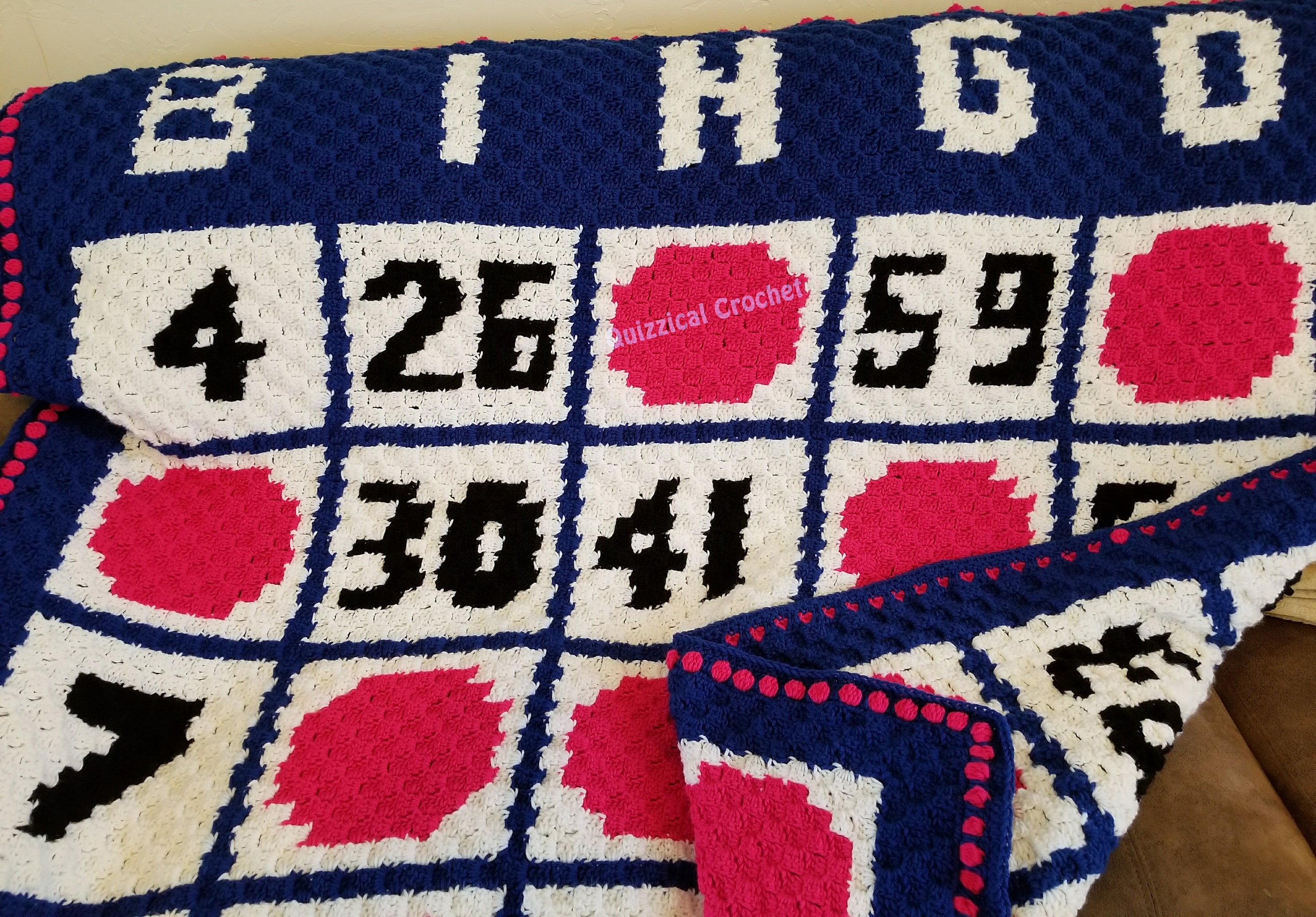 BINGO Corner to Corner Crochet Pattern - Etsy