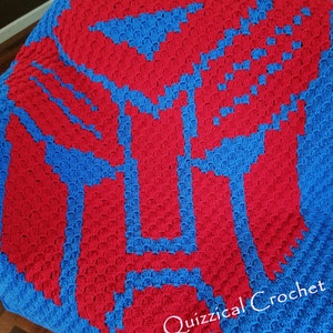 Transformers Autobots C2C Child Blanket Pattern - Optimus Prime - Etsy