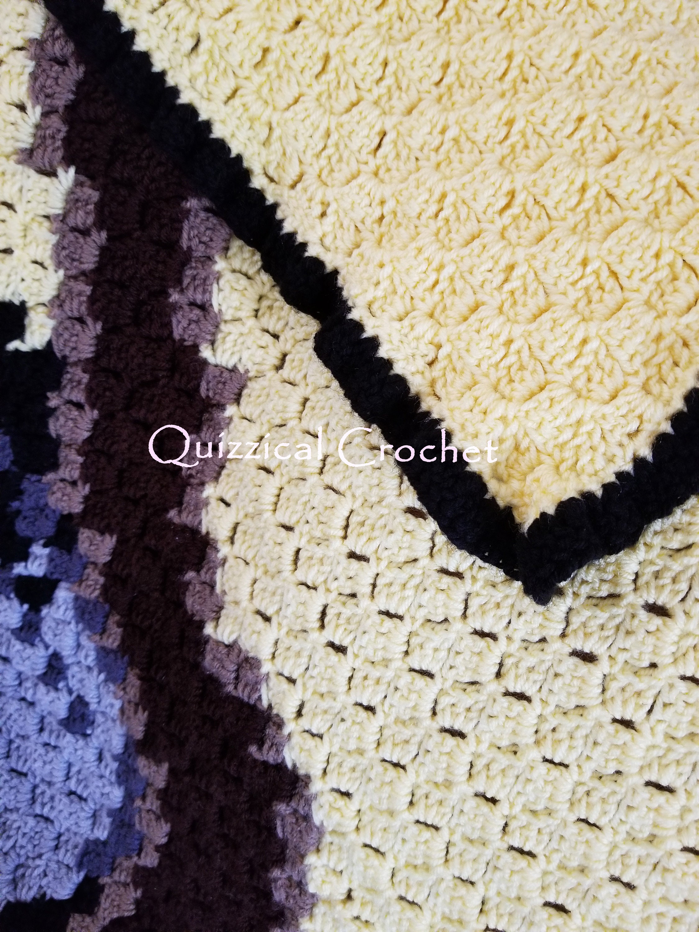 Hufflepuff House Blanket C2C Crochet Pattern - Etsy