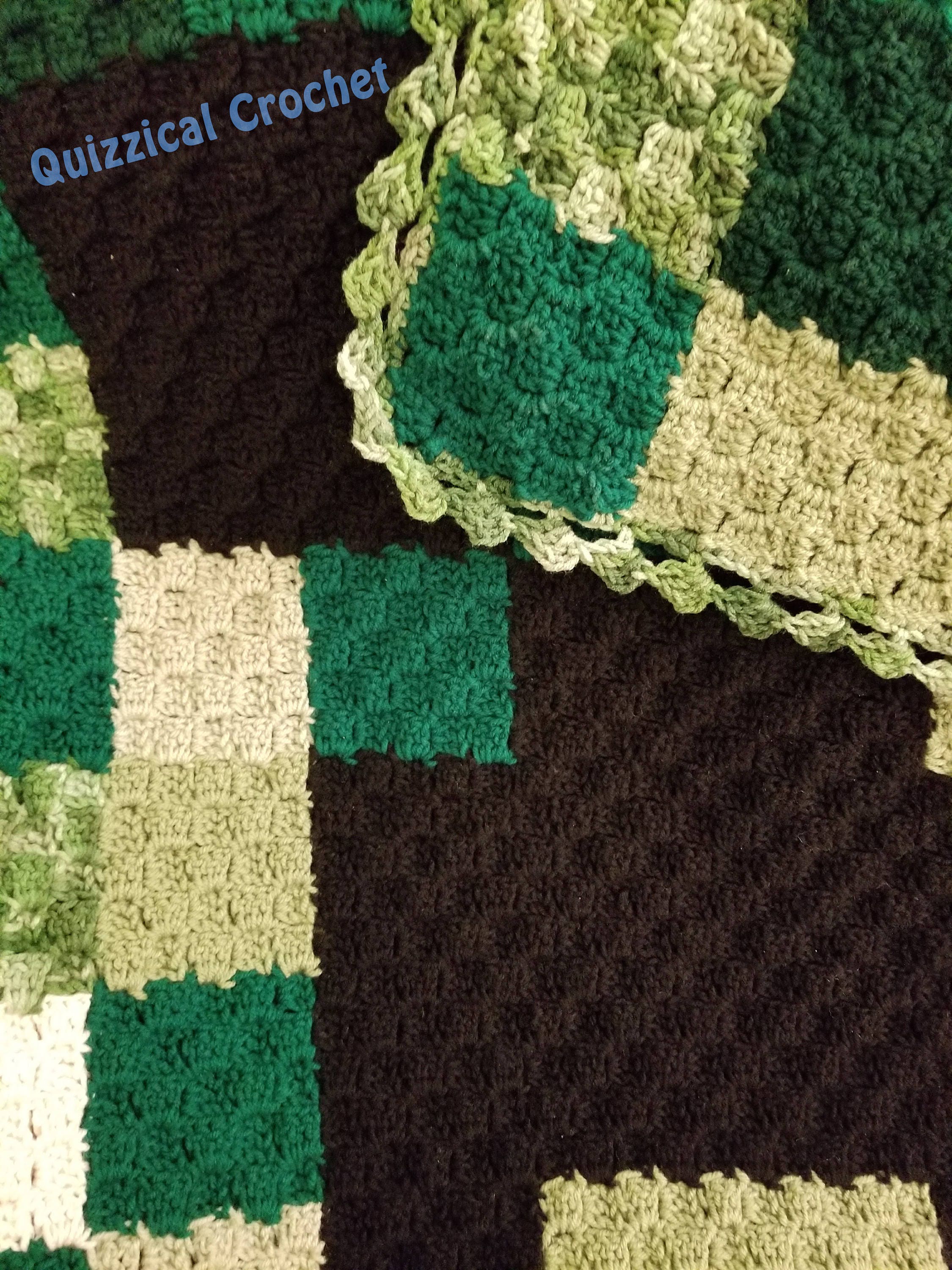 Minecraft Creeper C2C Crochet Pattern - Etsy