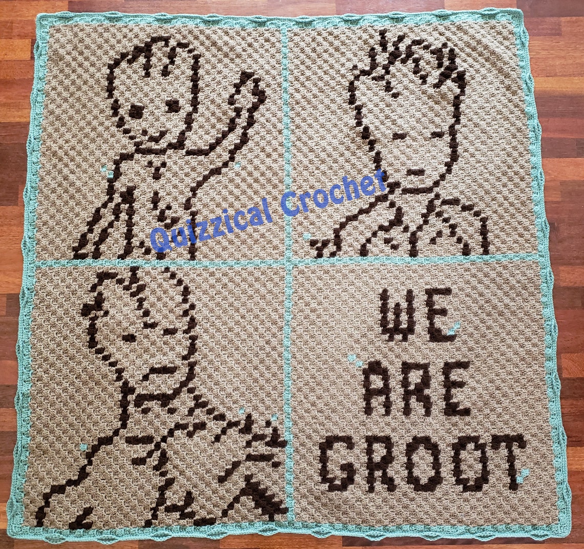 Groot Corner to Corner (C2C) Crochet Pattern - Etsy