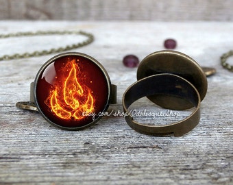 Fire Nation Ring - Etsy