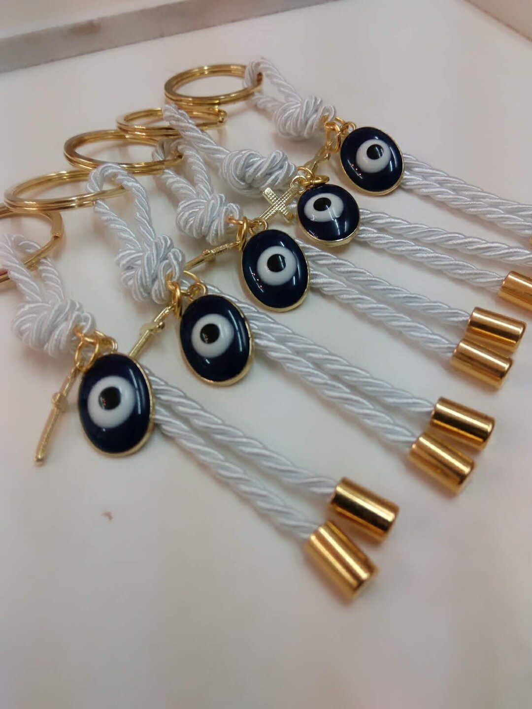 Evil Eye Martyrika-orthodox Baptism Day -key Chain Baptism Favor ...