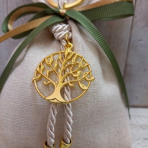 25 Pcs Olive Tree Favor-linen Bag Favor-koufeta Bomboniera-wedding ...
