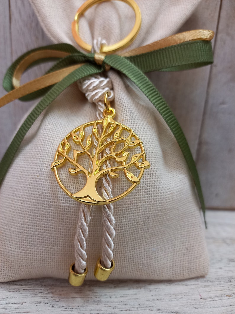 25 Pcs Olive Tree Favor-linen Bag Favor-koufeta Bomboniera-wedding ...