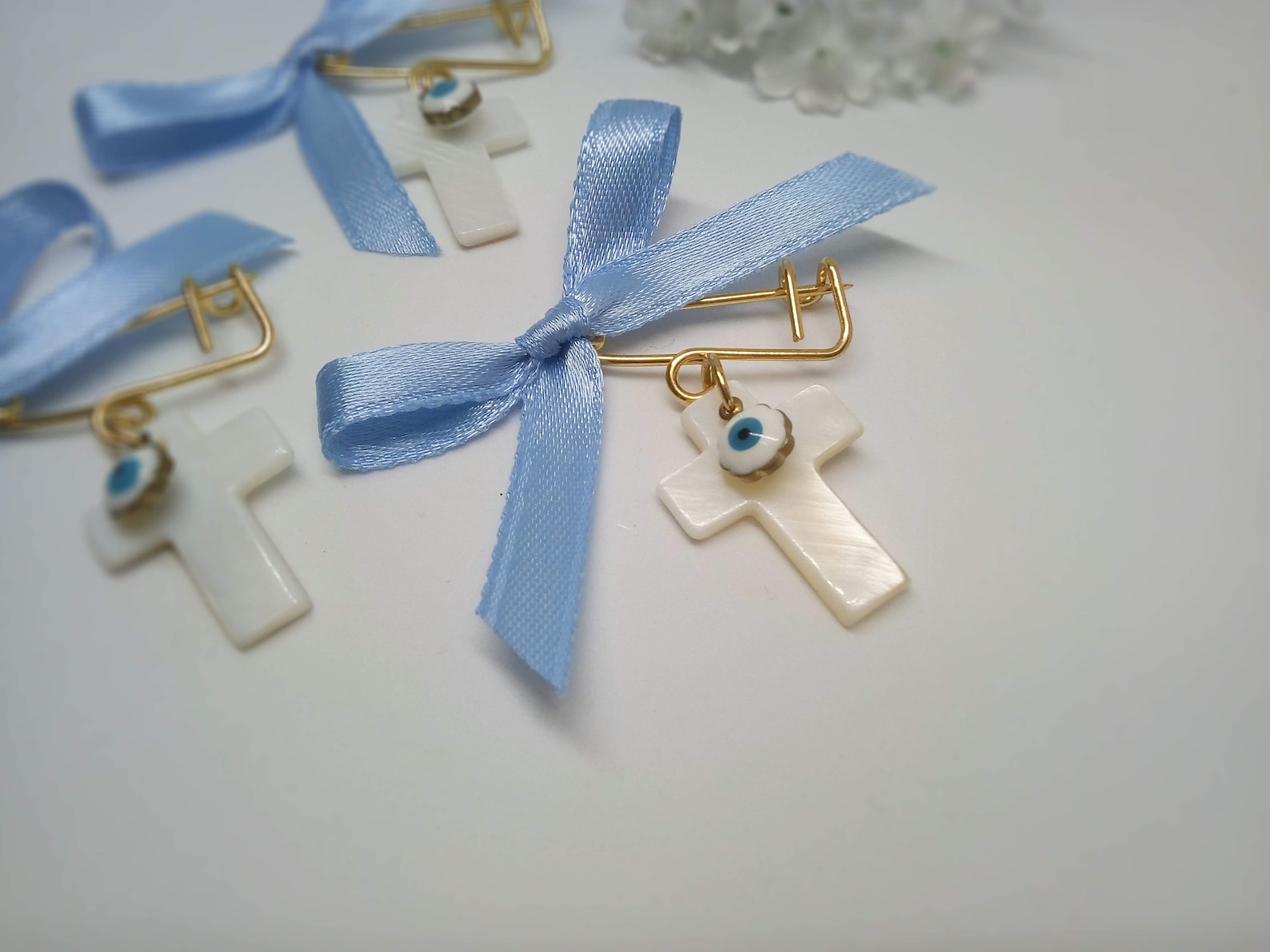 Safe Pins Martyrika-evil Eye Martyrika- Orthodox Baptism Day ...