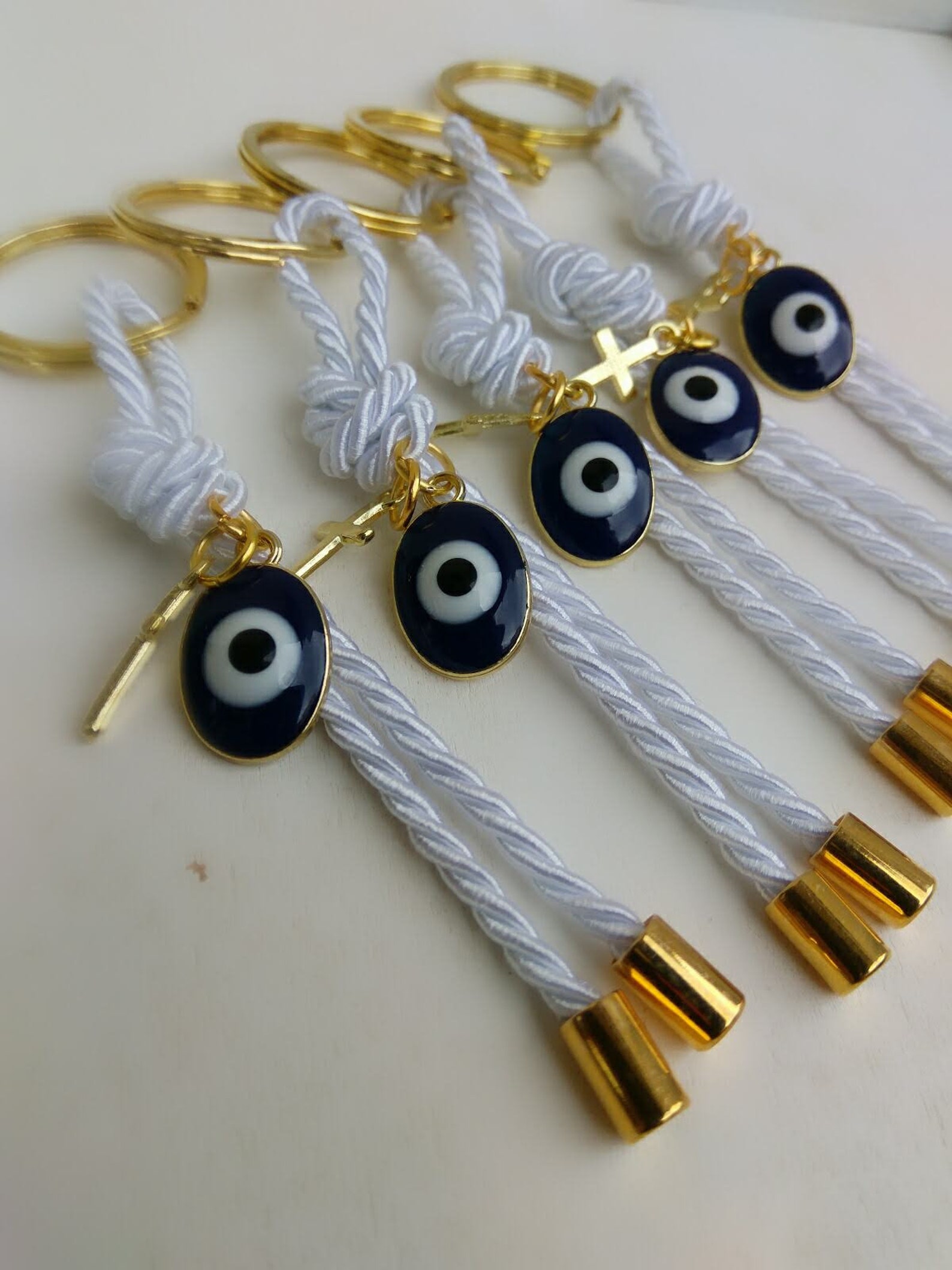 Evil Eye Martyrika-orthodox Baptism Day -key Chain Baptism Favor ...