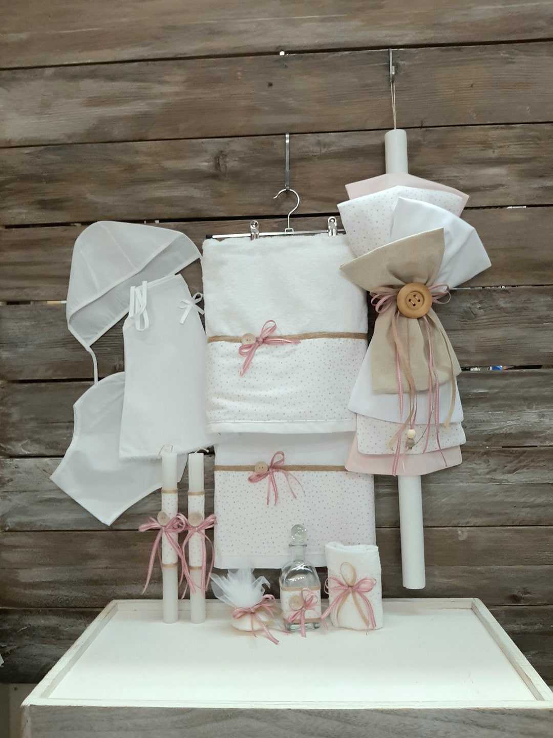 Baptism Set for Girls-orthodox Baptism-greek Baptism-lambada Set ...