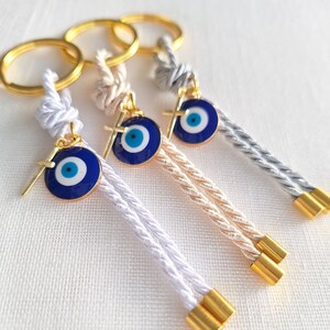 Evil Eye Martyrika-girl or Boy Orthodox Baptism Day -key Chain Baptism ...