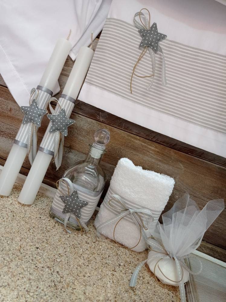 Star Baptism Set-baptism Boy Set Elegant Refined Baptism | Etsy