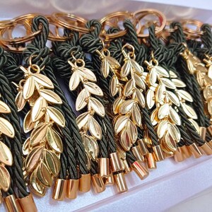 10pcs Olive Branch Keychain,greek Wedding Favors,olive Theme Wedding ...