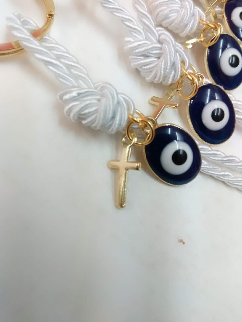 Evil Eye Martyrika-orthodox Baptism Day -key Chain Baptism Favor ...