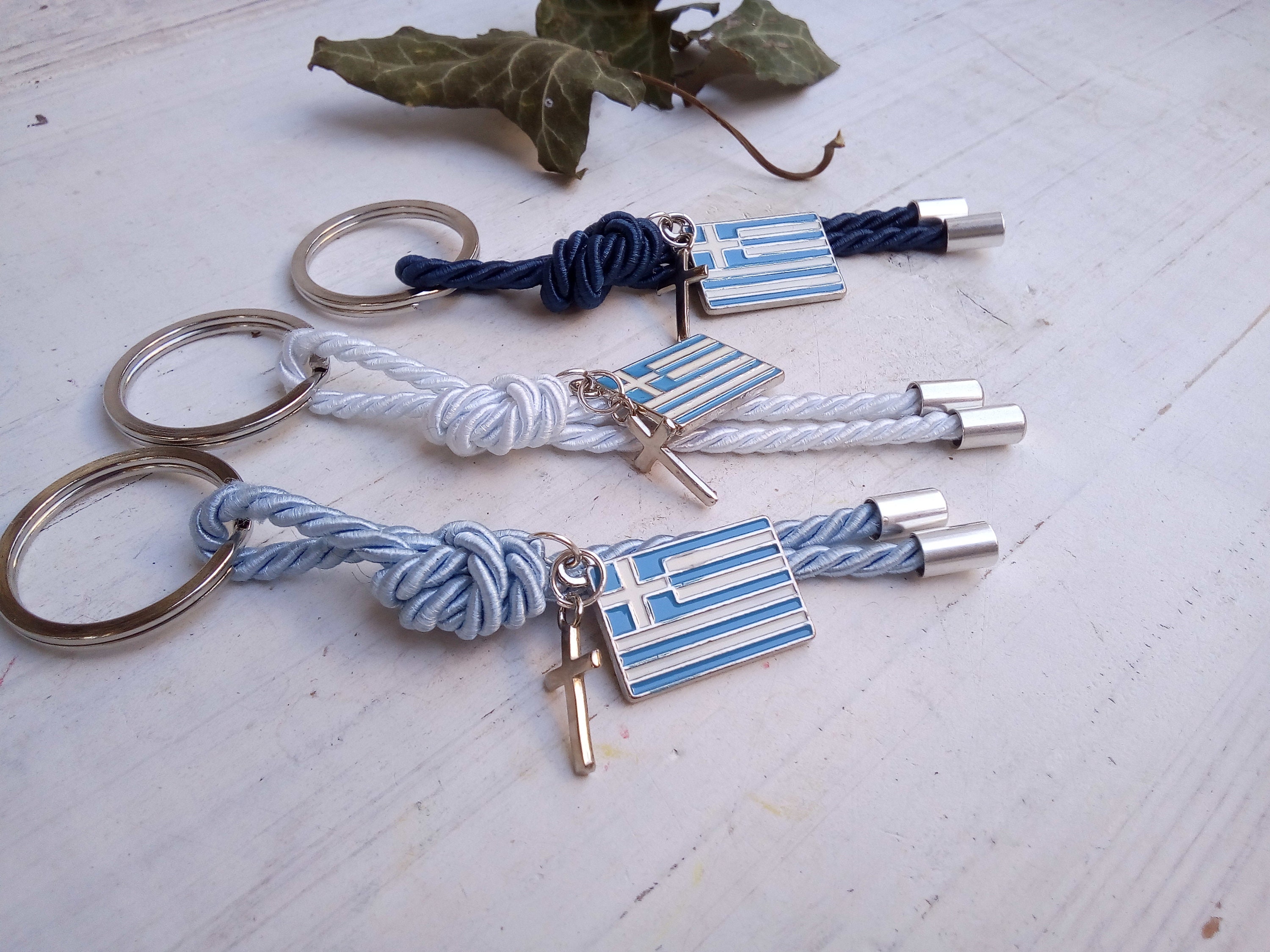 Greece Flag Greek Flag Favor-greek Flag Keychain Greek Flag - Etsy UK