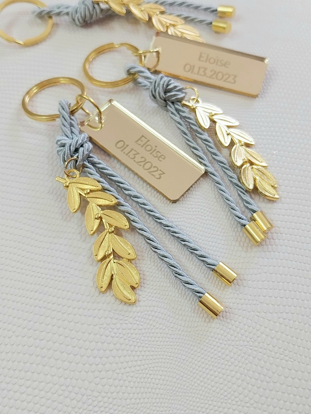10pcs Olive Branch Keychain,greek Wedding Favors,olive Theme Wedding ...