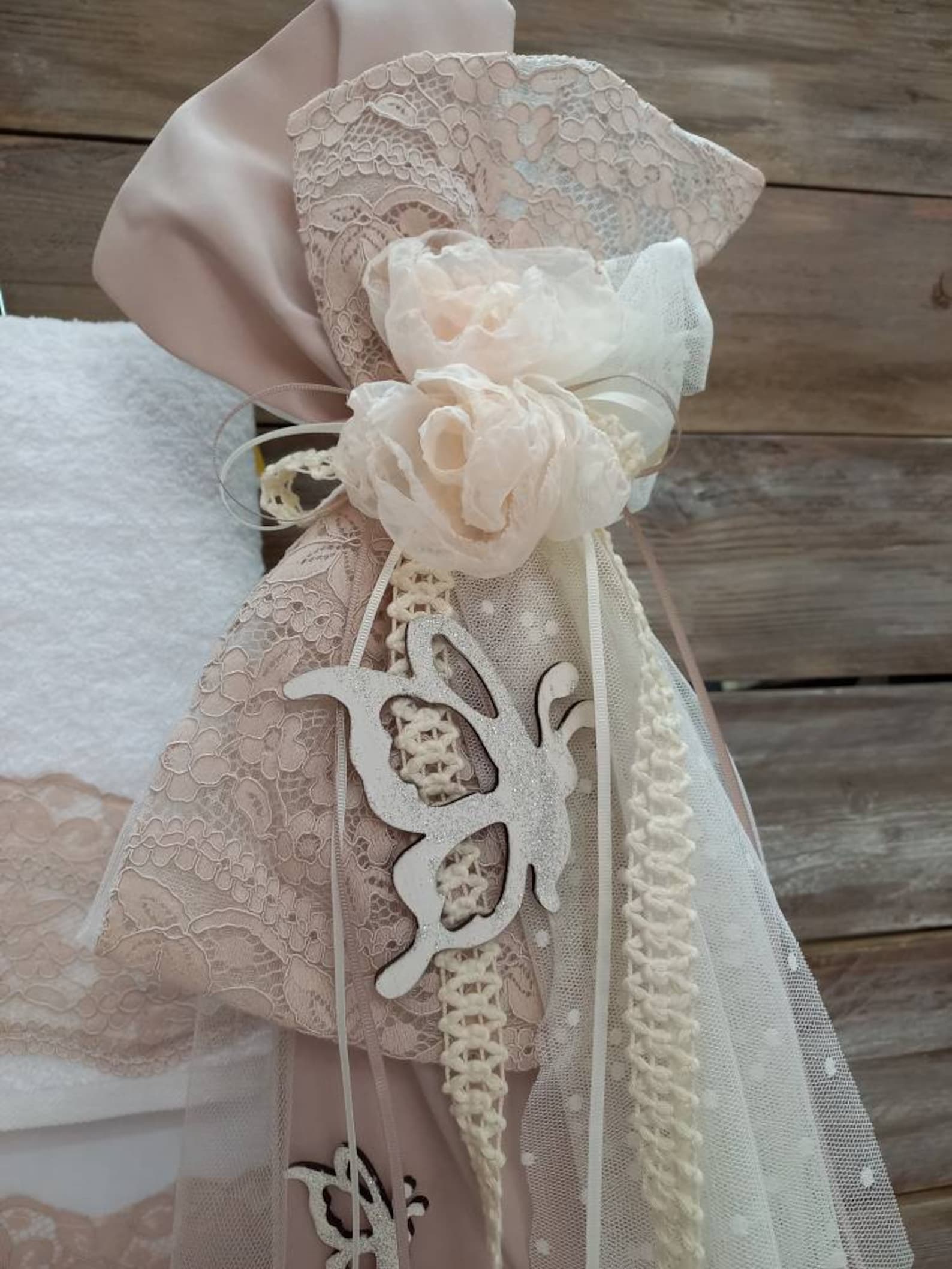 Baptism Girl Set-elegant Refined Baptism-butterfly - Etsy