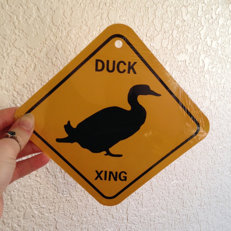 Duck Crossing Sign - Etsy