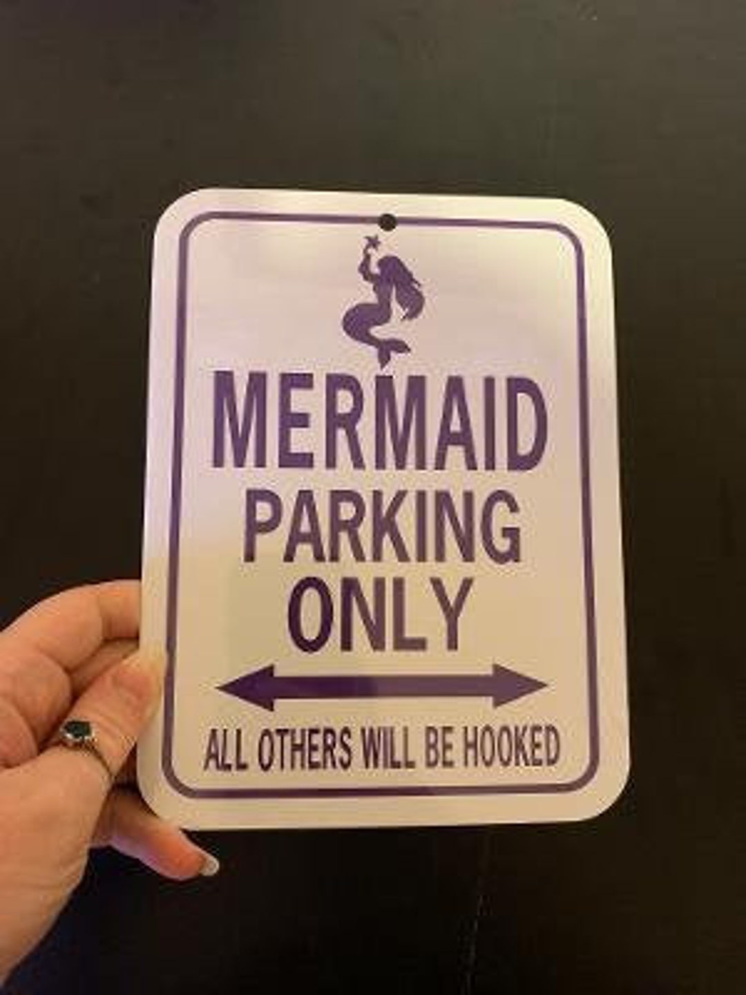 Mermaid Parking Only All Others Will Be Hooked Funny Sign 6x8 Inch ...