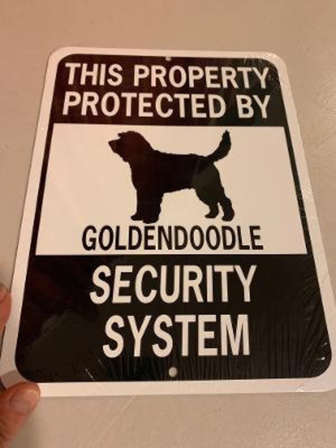 Goldendoodle Funny Dog Signs 9x12 Inch Aluminum Metal Sign - Etsy