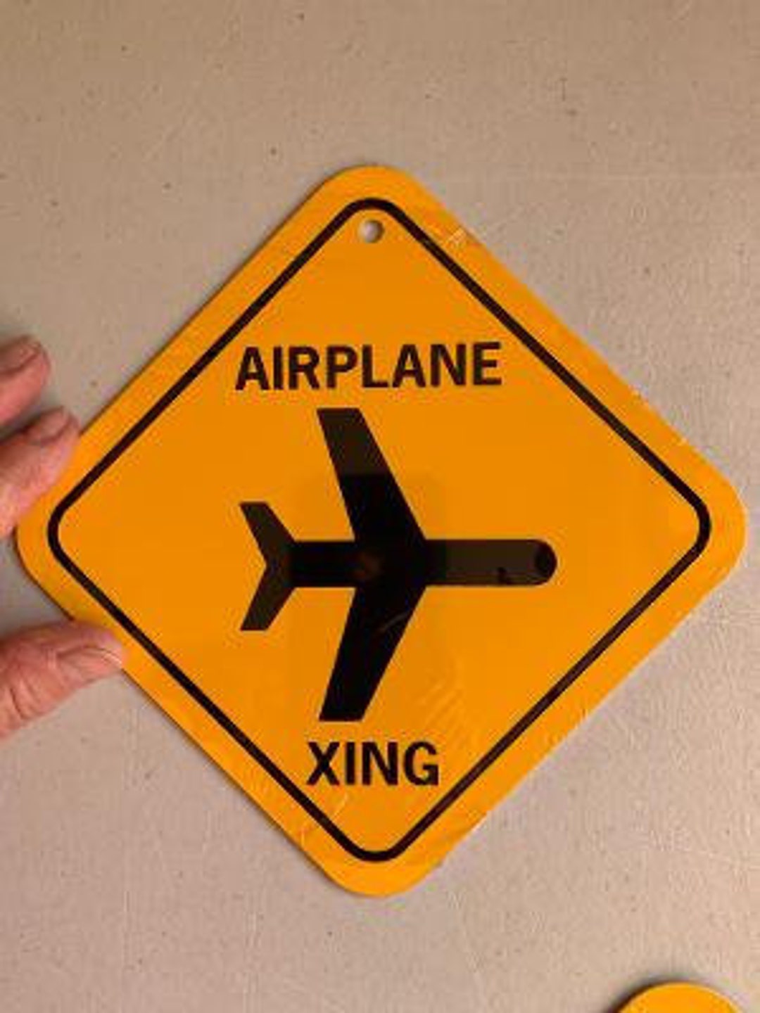 Airplane Xing 6x6 Inch Aluminum Metal Plane Sign - Etsy