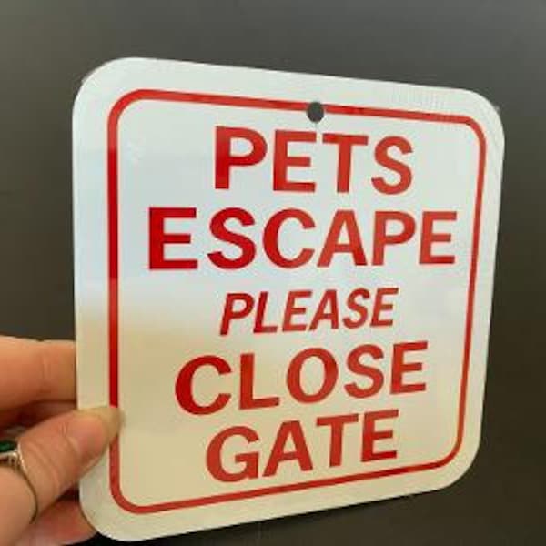 Close Gate Signs - Etsy