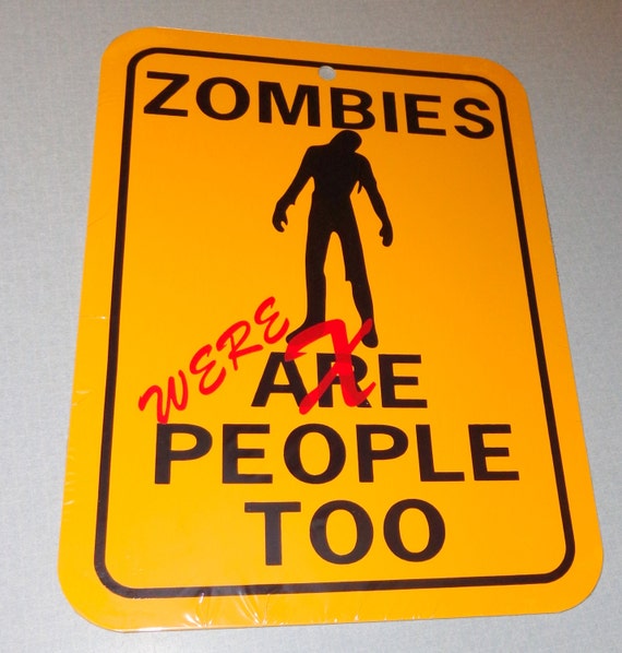 Funny Zombie Signs