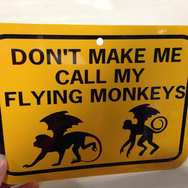 Flying Monkeys Sign - Etsy