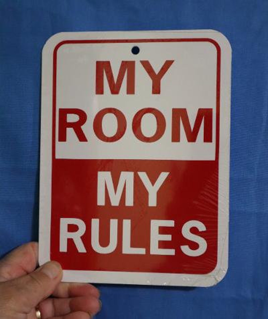 My Room My Rules Funny 6x8 Inch Aluminum Metal Sign - Etsy